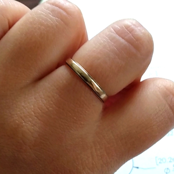 Jewelry | 14k Yellow Gold Stackable Wedding Band | Poshmark